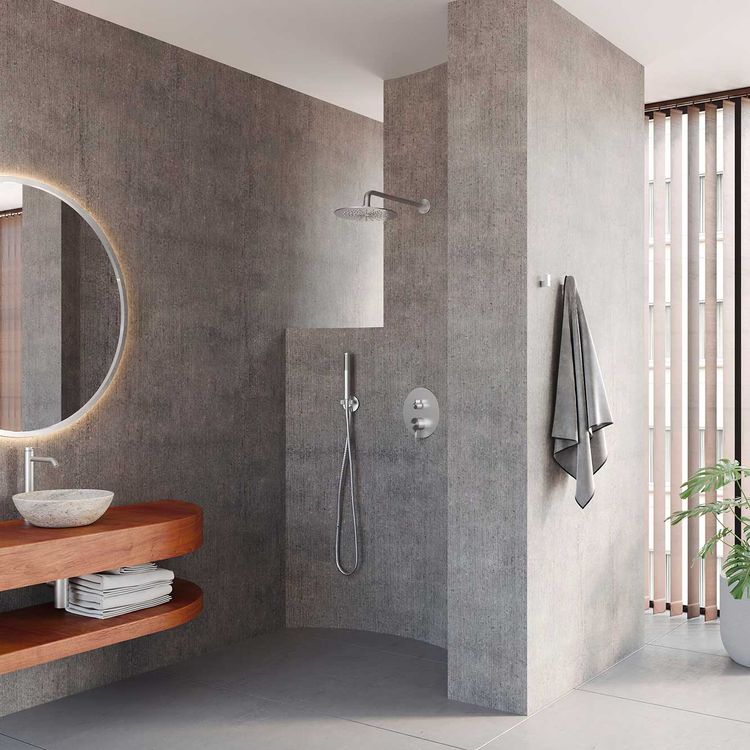 ERA BRUSHED NICKEL CONCEALED SHOWER SET MIXER – GMCA LTD